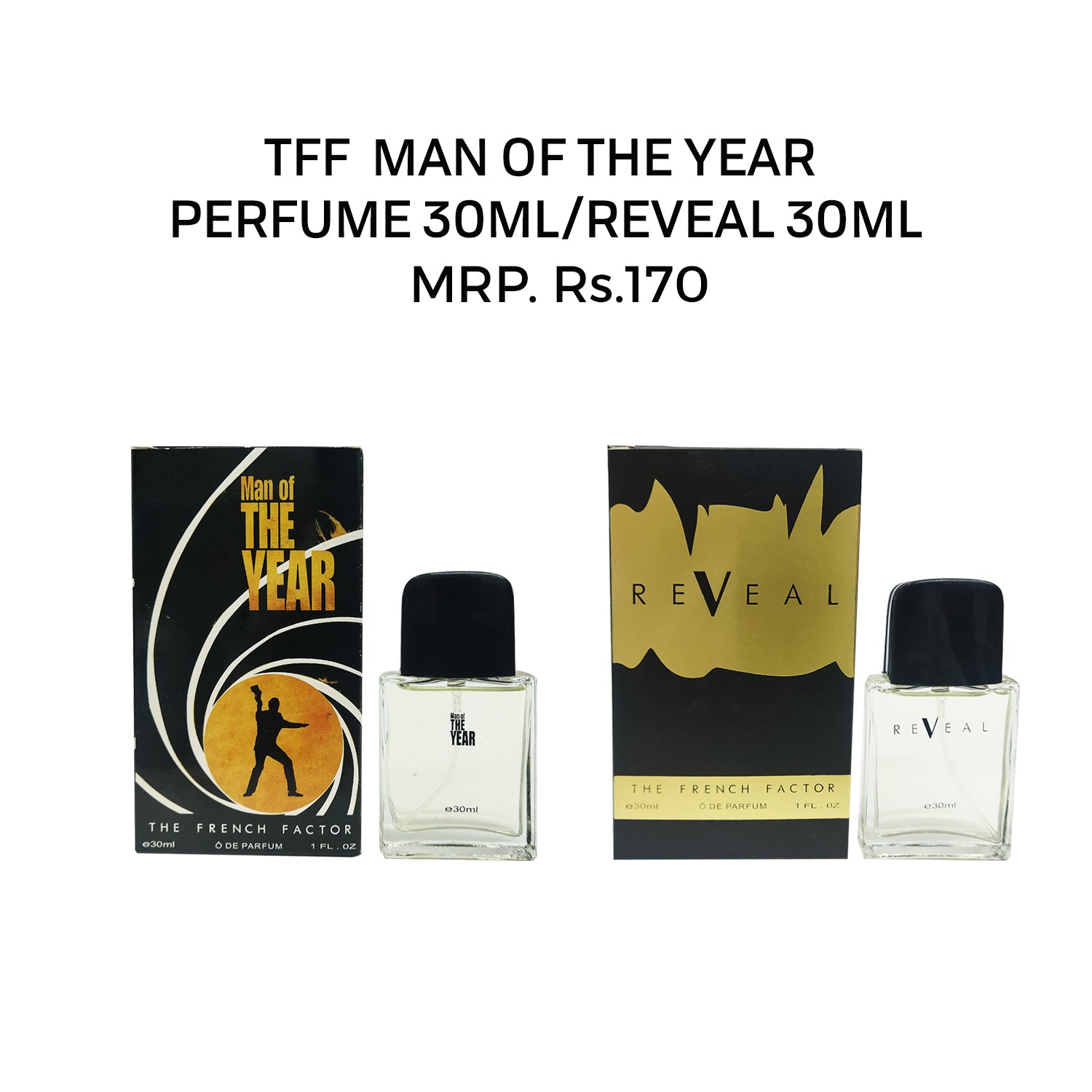 TFF MAN OF THE YEAR PERFUME 30ML/REVEAL 30ML – French Factor